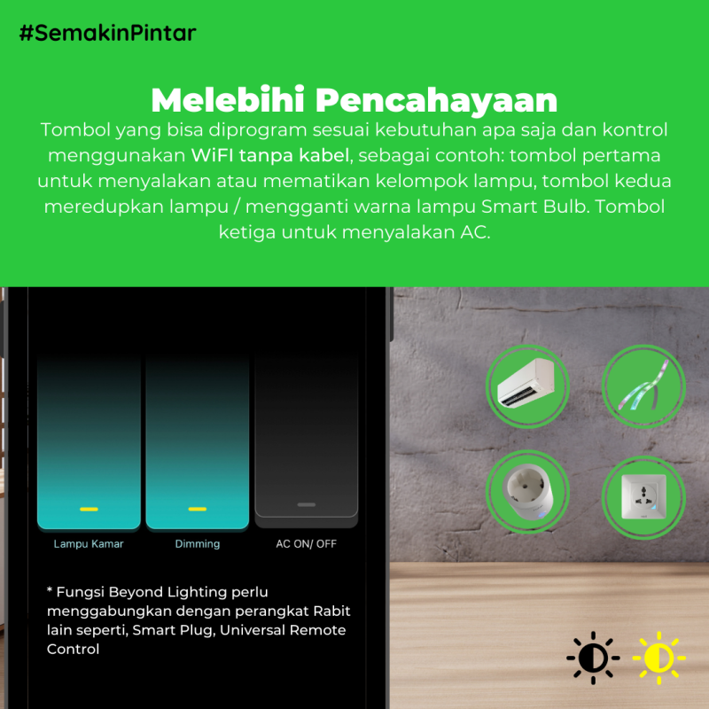Smart Wall Switch Click - 3 Gang (Wi-Fi+Bluetooth) - Rabit Smart Home ...